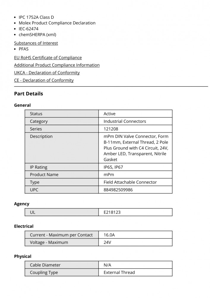 DIN valve connector specification page 2