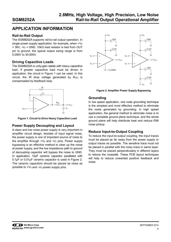 SGM8252A datasheet page 8