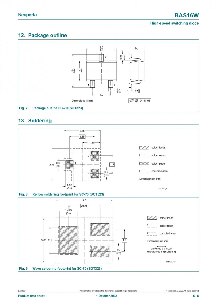 BAS16WF datasheet page 5