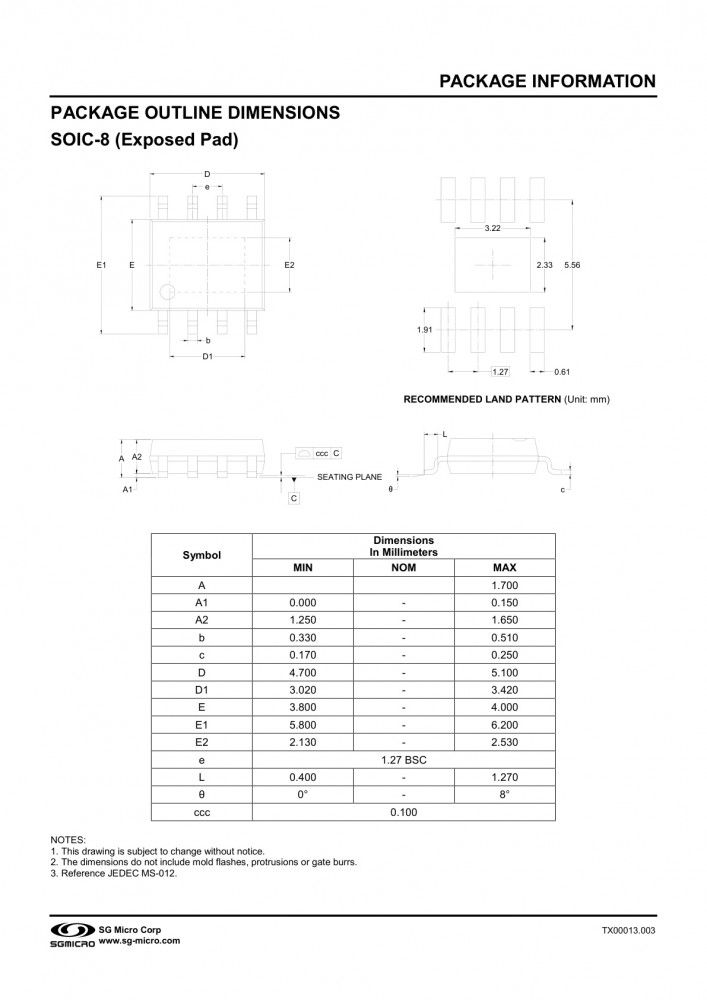 SGM4871 datasheet page 8