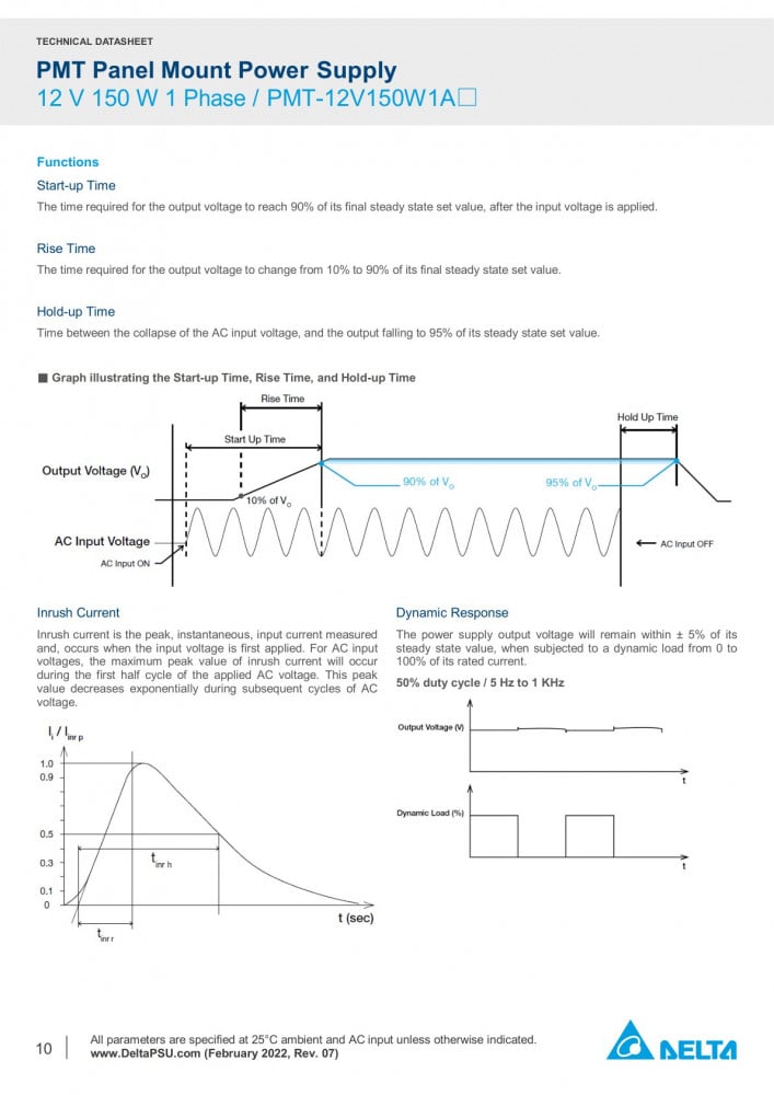 PMT-12V150W1AA datasheet page 10