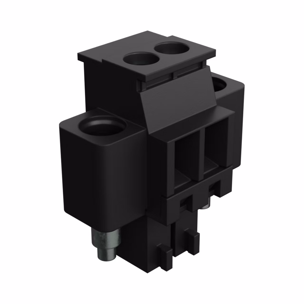 3.50mm Pitch Eurostyle Vertical Plug, with Retention Screws, Front Wire Entry, 2 Circuits for sale