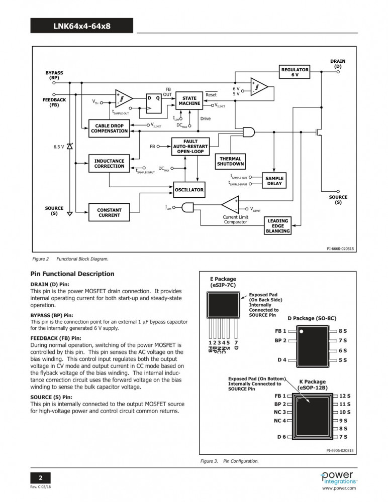 LNK6446D datasheet page 2
