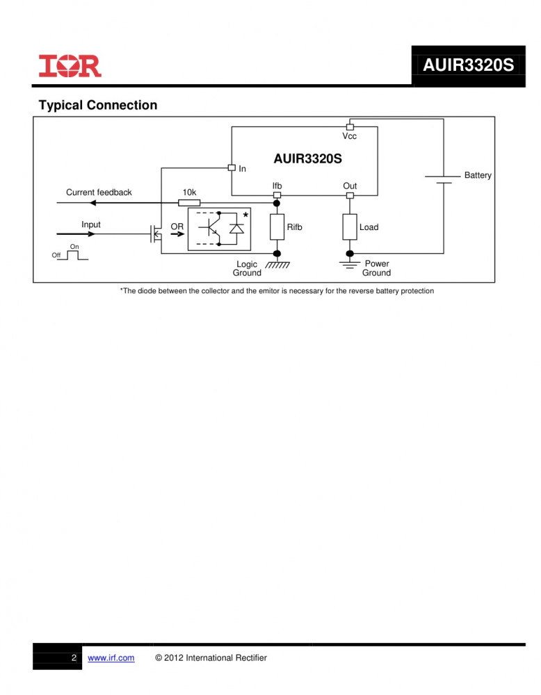 AUIR3320S datasheet page 2