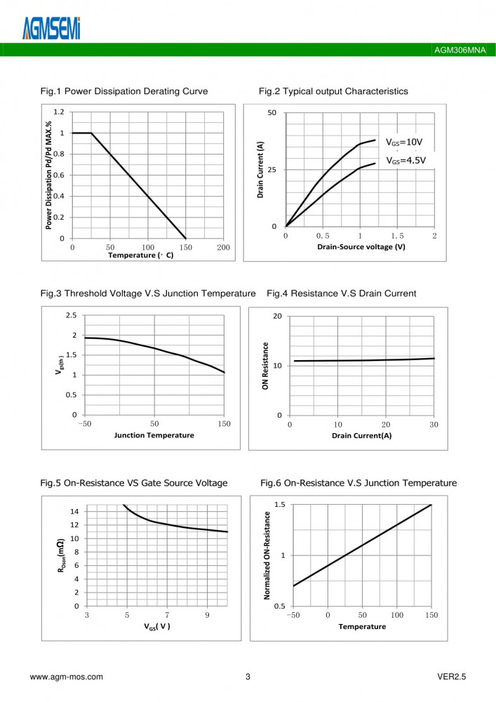 AGM306MNA technical document page 3