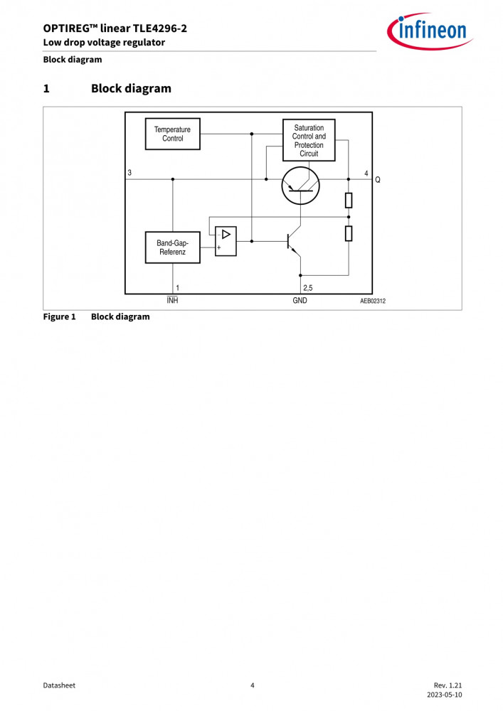 TLE42962GV50 datasheet page 4