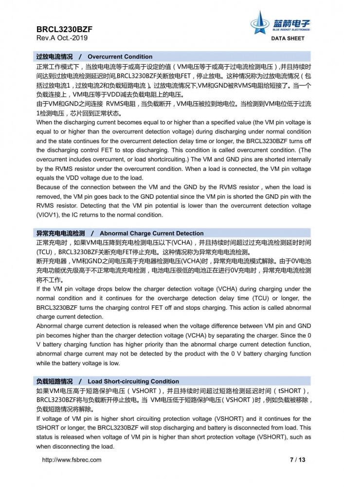 BRCL3230BZF datasheet page 7