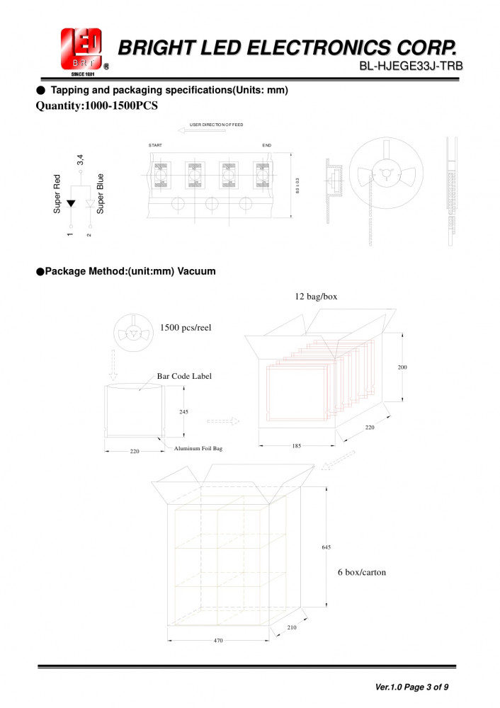 BL-HJEGE33J-TRB datasheet page 3