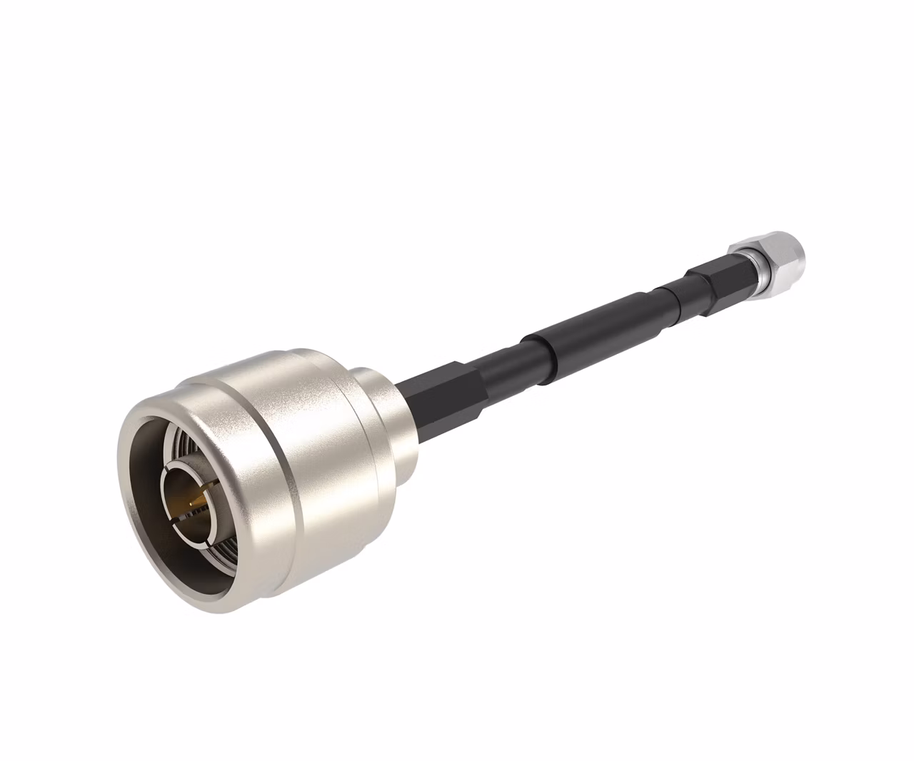 BNC Straight Plug to SMA Straight Plug on RG-316 Cable, 1.0m Length, 50 Ohms