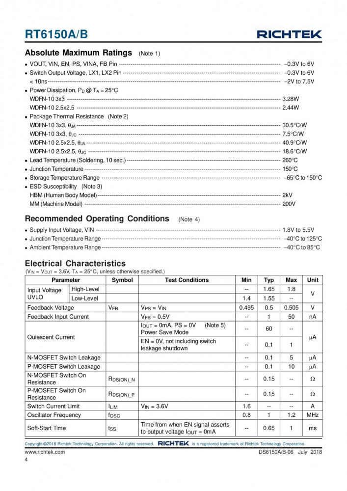 RT6150B-33GQW datasheet page 4