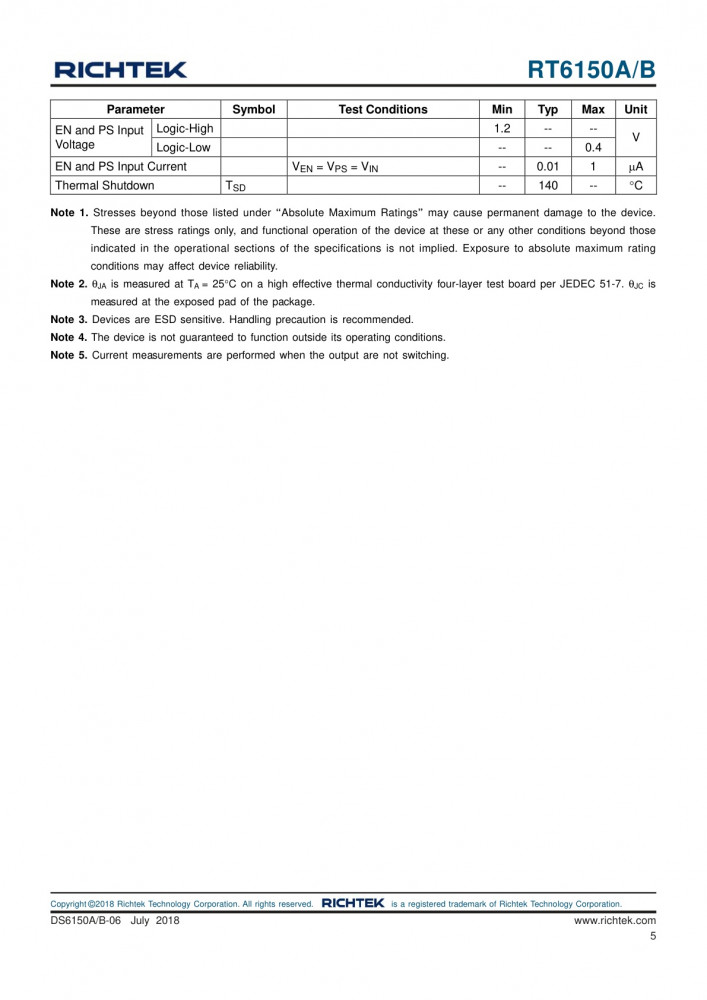 RT6150B-33GQW datasheet page 5