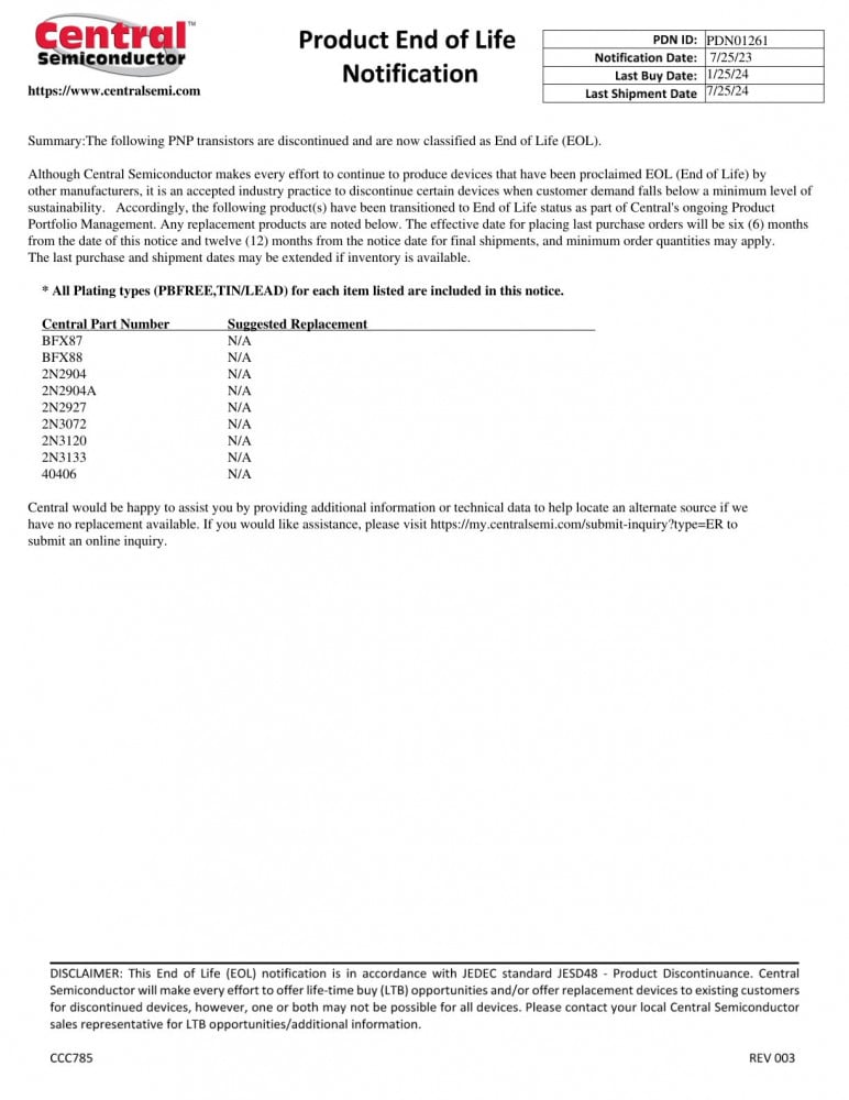 2N3421 document page 3