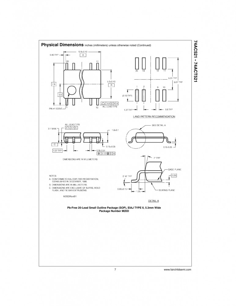 74ACT521 datasheet page 7