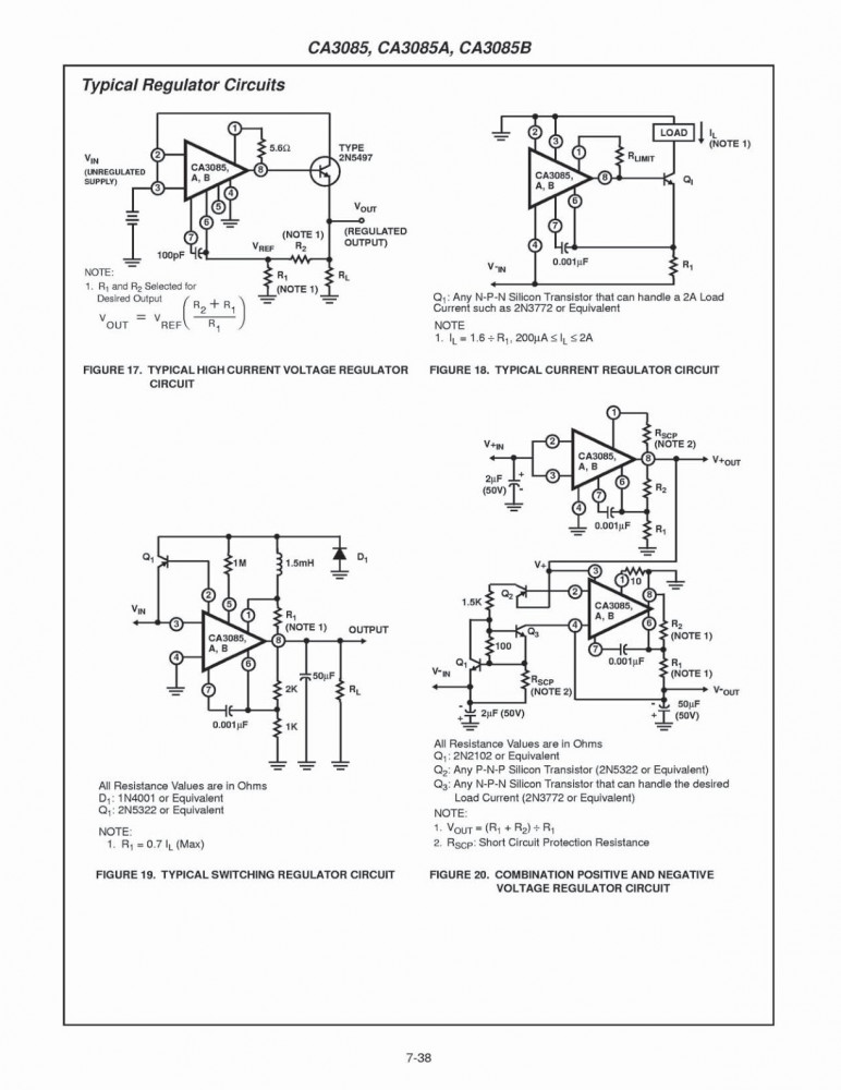 CA3085B datasheet page 9