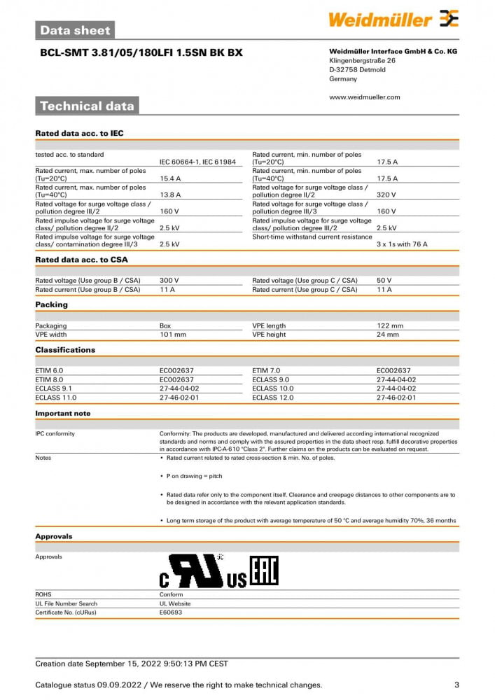 WEIDMULLER 1029290000 documentation page 3