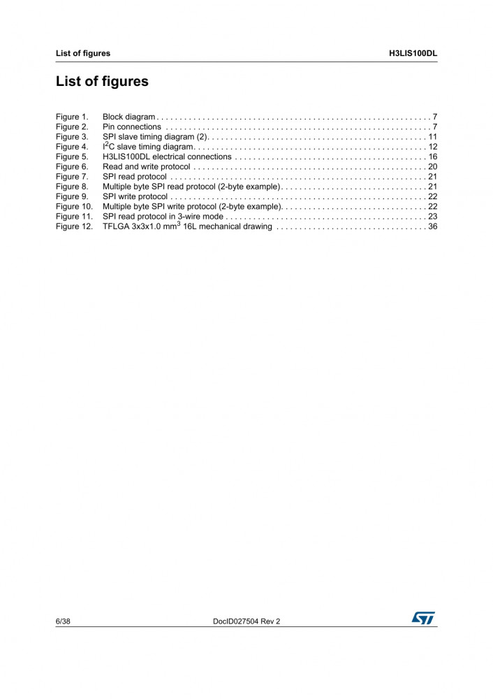 H3LIS100DL datasheet page 6