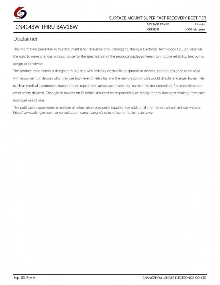 1N4148W datasheet page 5