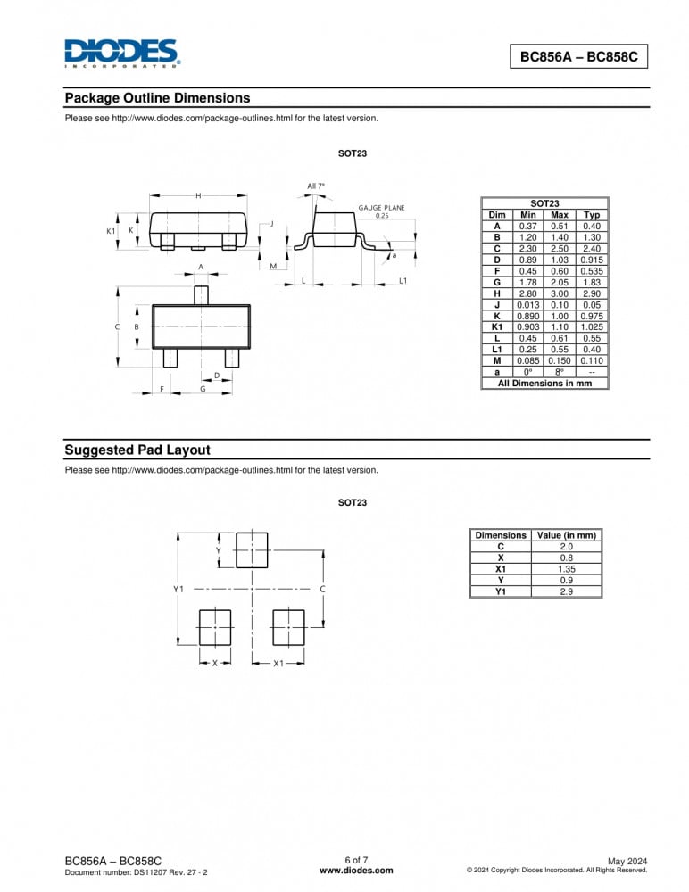 BC856B-7-F datasheet page 6