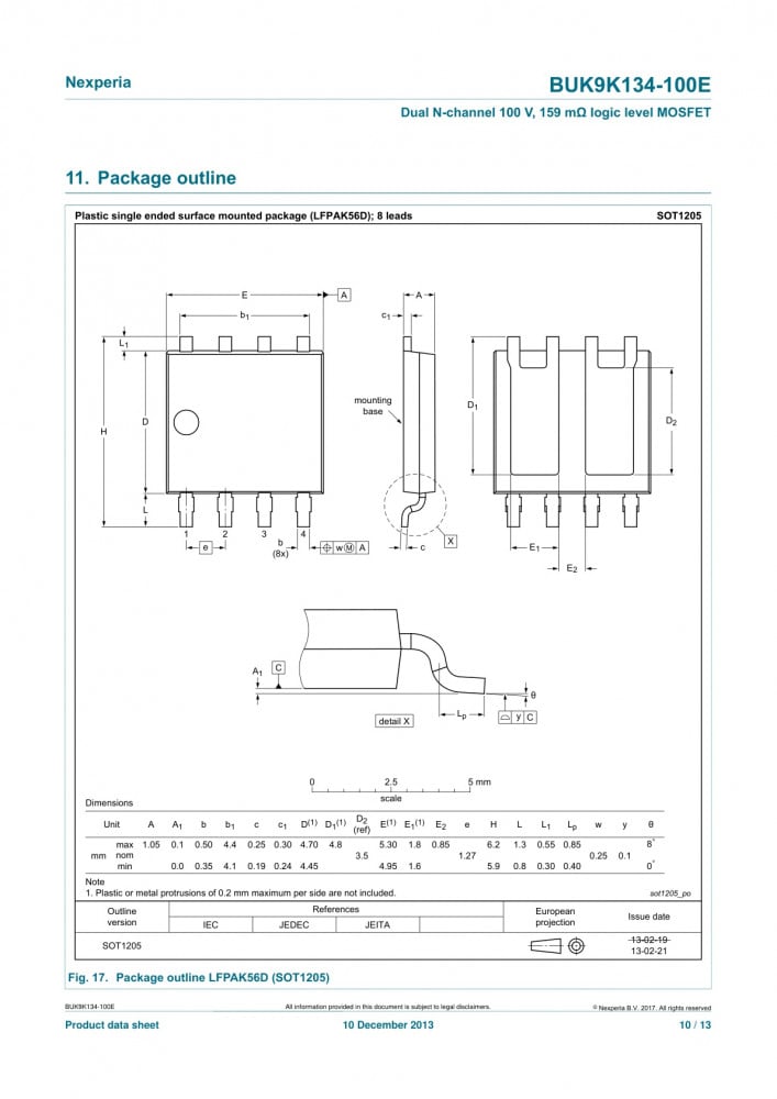 BUK9K134-100EX datasheet page 10