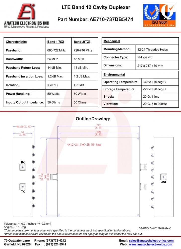 AE710-737DB5474 technical document page