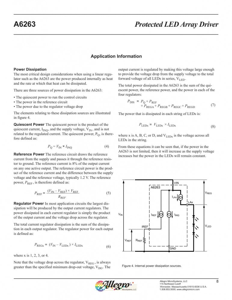 A6263 datasheet page 8