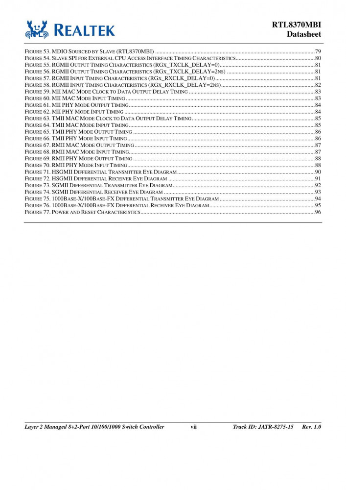 RTL8370MBI-CG datasheet page 8