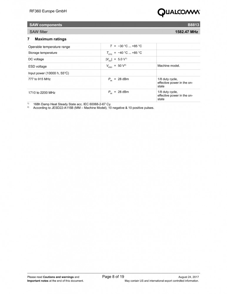B39162B8813P810 datasheet page 10