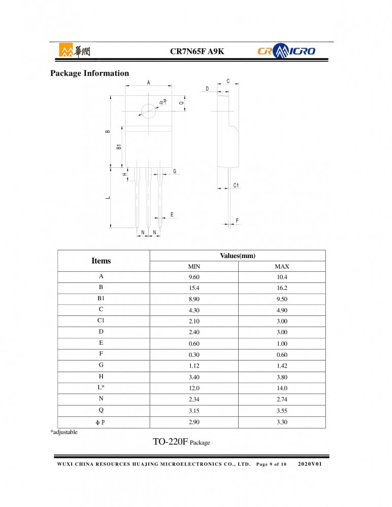 CR7N65FA9K datasheet page 9