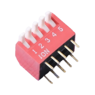 DEALON DP-07RP DIP Switch – 7-Position Piano Type for PCB Mounting
