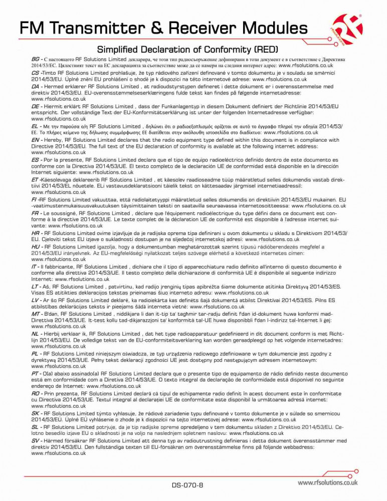FM-RTFQ1A-433P datasheet page 7