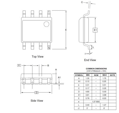 SIT SIT488EESA Driver Receiver Transceiver Chip