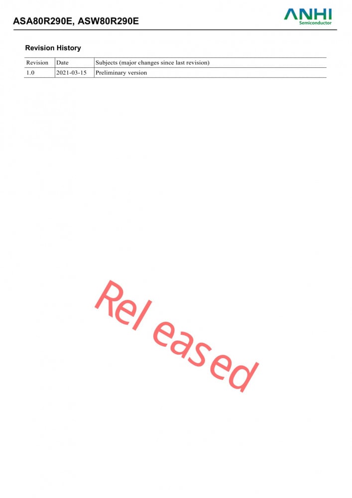 ASA80R290E datasheet page 9