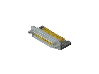 D-SUB High Density • 78-pos. • Socket • Solder pin straight • Threaded rear spacer • Quality class 3 • UNC 4-40