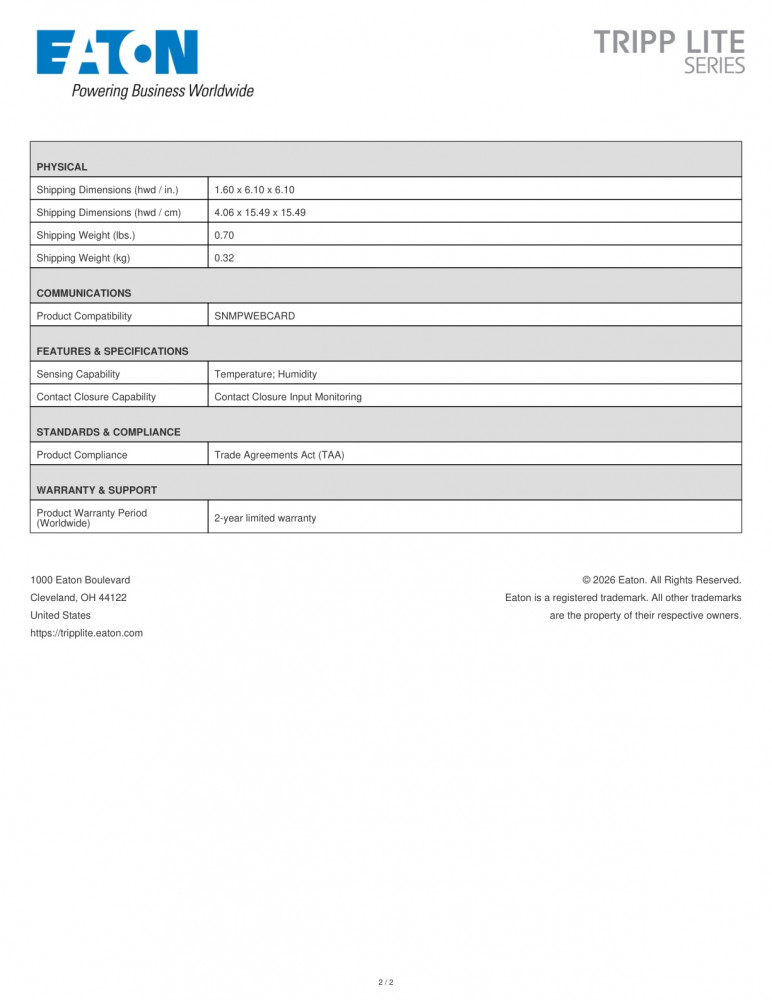 ENVIROSENSE product document image 2