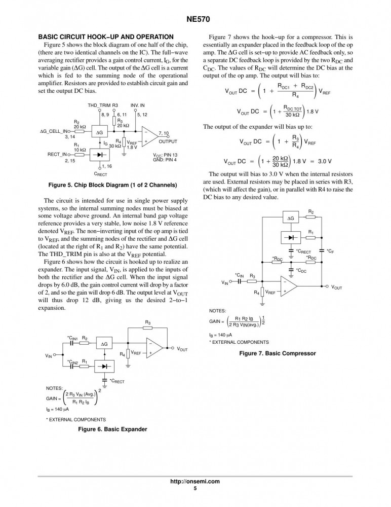 NE570 datasheet page 5