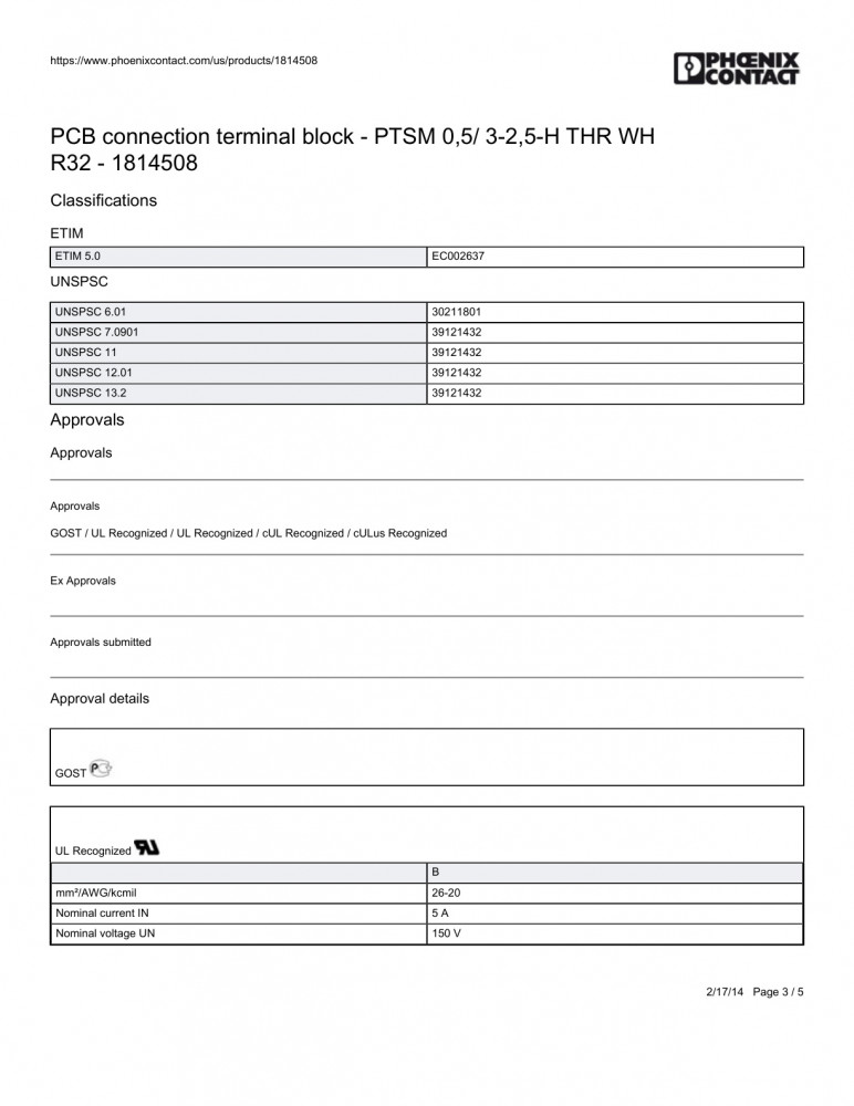 Phoenix Contact 1814508 product document page 3