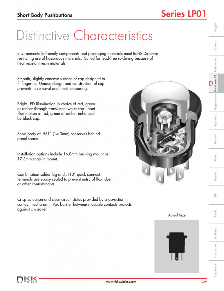 LP0125CMKW015CB technical document page 2