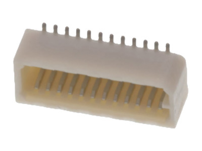 SlimStack Board-to-Board Connector, 0.80mm Pitch, Plug, 4.50 or 5.50mm Mated Height, 28 Circuits, Vertical, without Boss
