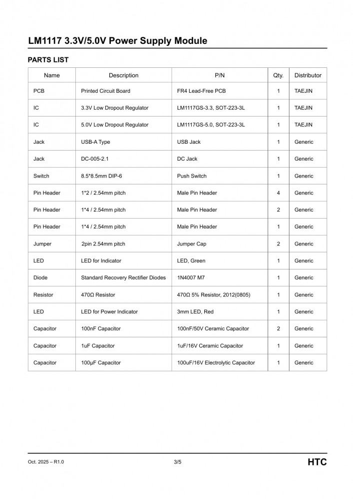 MLS1117-01 technical document page 3