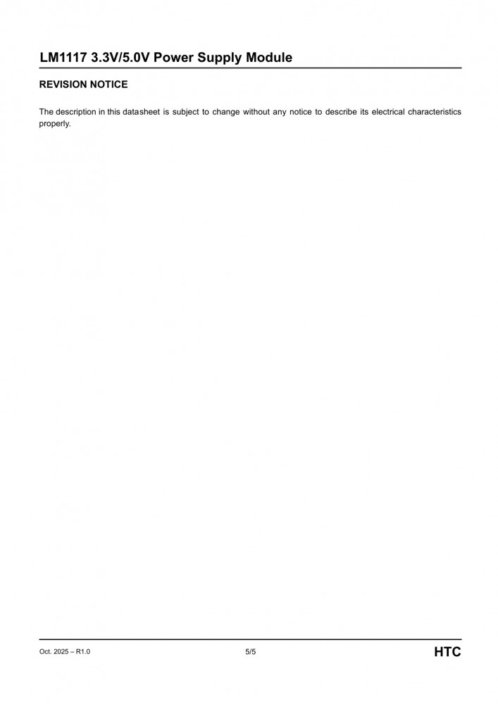 MLS1117-01 technical document page 5