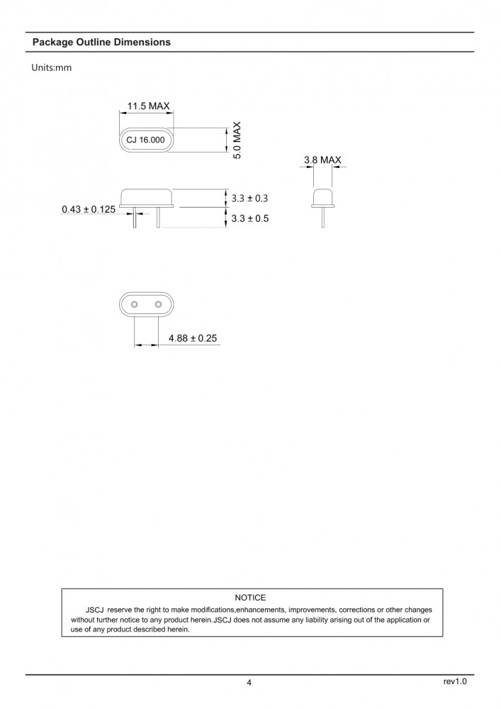 JSCJ specification sheet page 5