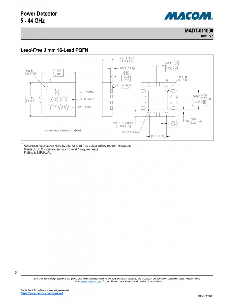 MADT-011000 technical document, page 6