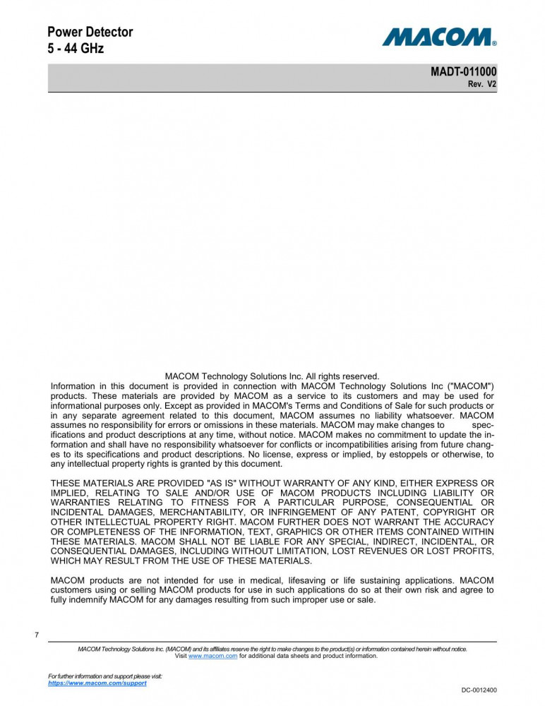 MADT-011000 technical document, page 7