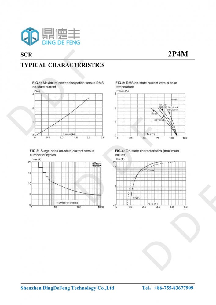 DDF 2P4M-TO-252 technical document page 2
