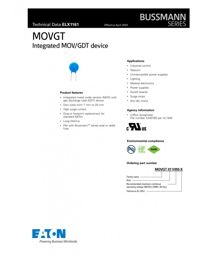 EATON MOVGT technical document page 1