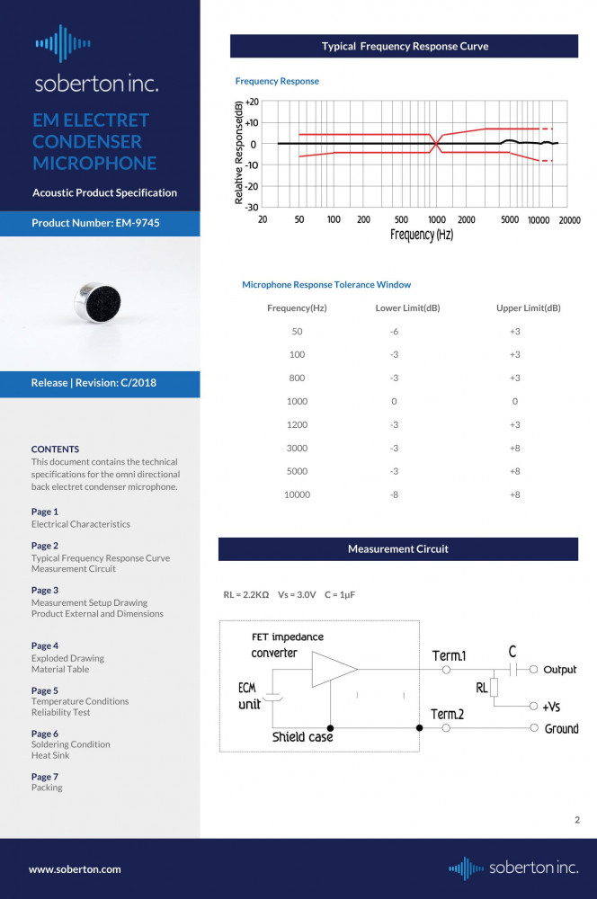 EM-9745 datasheet page 2