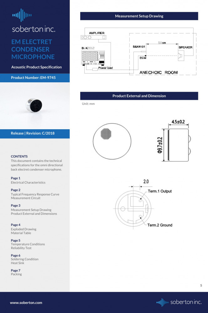 EM-9745 datasheet page 5