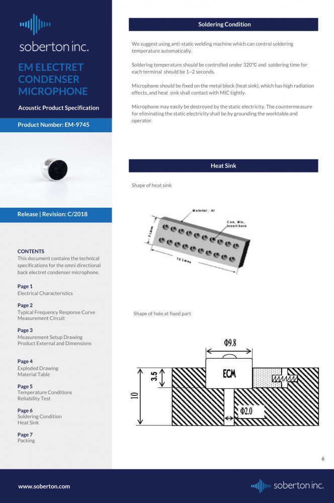 EM-9745 datasheet page 6