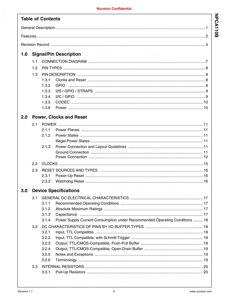 NPCA110BA0YX datasheet page 5