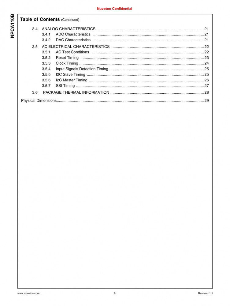 NPCA110BA0YX datasheet page 6